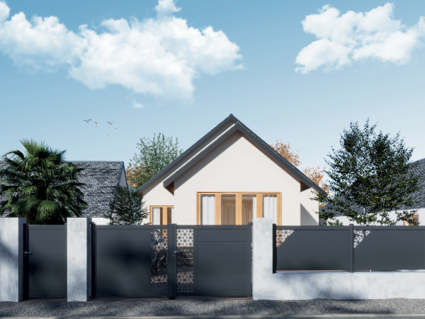 Clôtures aluminium XXL : élégance et harmonie même sur de grandes longueurs